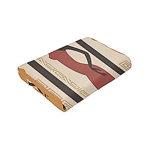 Ouqiuwa Beautiful African Women Throw Blanket Plush Microfiber Flannel Fleece Blanket 60"x50" for Bed Sofa Couch Camping Travel