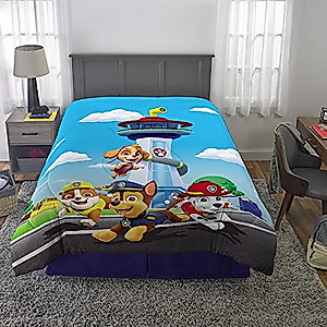 Franco Kids Bedding Super Soft Microfiber Reversible Comforter, Twin/Full, Paw Patrol