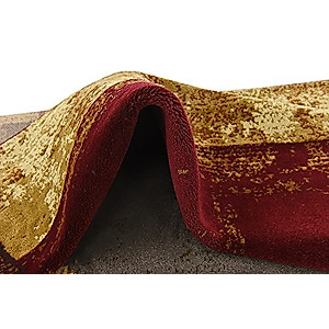 Unique Loom Barista Collection Area Rug - Kouillou (9' x 12' Rectangle, Multi/ Brown)