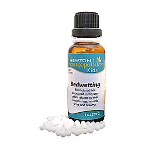 Newton Homeopathics Kids Bedwetting Pellets 1 oz. Bottle, 28 g Homeopathy for Kids Homeopathic Remedy