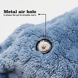 Sugar Glider Bonding Pouch Carrier Bag, Small Animals Sleeping Pouch Bag with Breathable Vent and Drawstring, Portable Travel Bag for Sugar Glider Rat Squirrel Guinea Pig Birds Parrot (Blue)