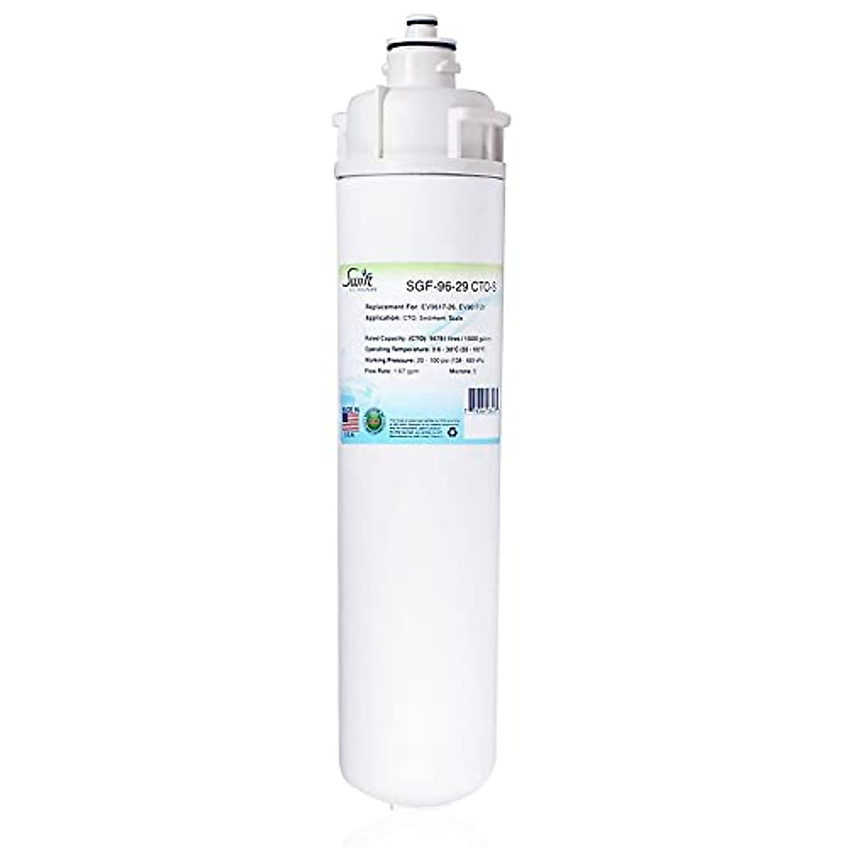 Swift Green Filters SGF-96-29 CTO-S Compatible Commercial Water Filter for EV9617-26, EV9617-21 (2 Pack),Made in USA