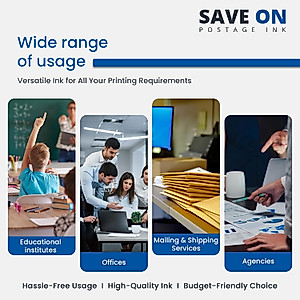 Save On Postage Ink Compatible IXINK357 Quadient Neopost Compatible Ink Cartridge for IX5 & IX7 Mailing System (1 Pack)