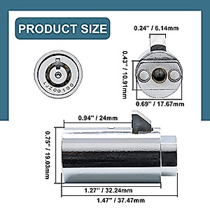 Kemcatui 5PCS Vending Machine Lock, Soda Machine Locks with Keyed Alike, Candy Vending Machine Lock Snack Machine Lock Tubular Keyway