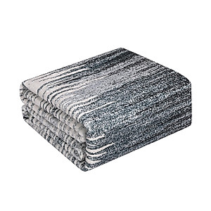 8 * 10ft Modern Abstract Area Rug, Soft Non-Slip Low Pile Machine Washable Indoor Rug for Entryway, Living Room, and Bedroom, Grey