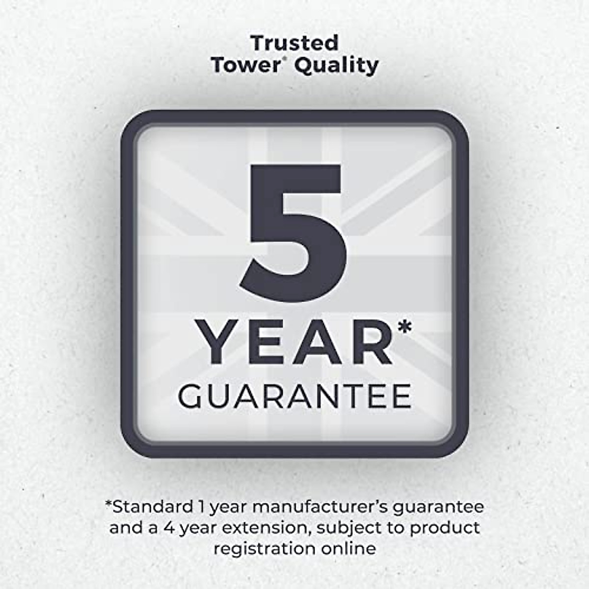 Tower Cerastone Forged Aluminium Pan Set with Easy Clean Non-Stick Ceramic Coating, 5 Piece, Graphite