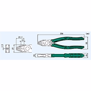 Engineer Heavy Duty Multi-function combi Gripping Pliers/Screw Extractors (non-slip jaws for quick removal of damaged screws). Made In Japan. pz-59 neji-saurus RX