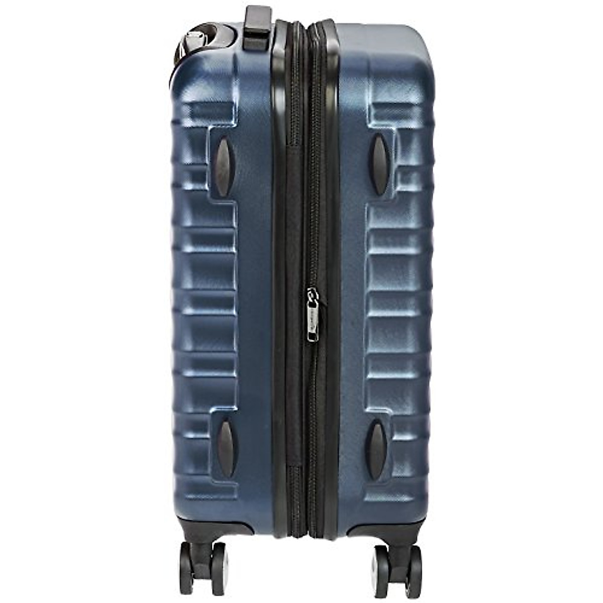 Amazon Basics Hardside Spinner Luggage With Built-In TSA Lock, 21-Inch, Carry-on, Navy Blue