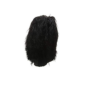 BEARPAW Women's Boetis Black Size 9 | Women's Boot Natural Fur | Women's Slip On Boot | Comfortable Winter Boot