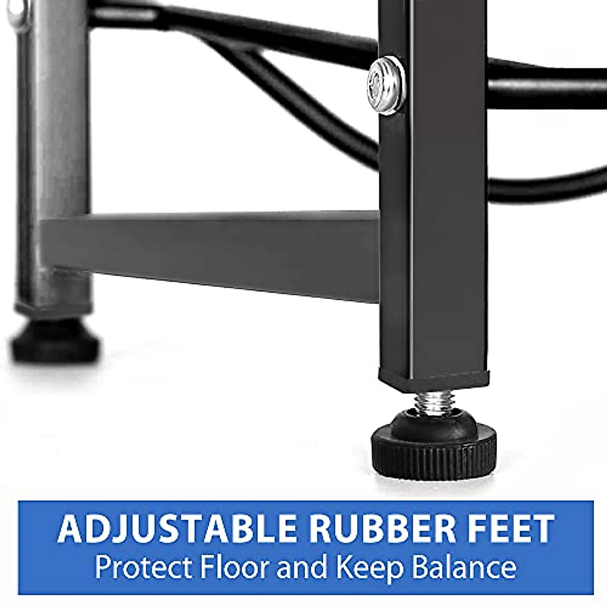 Water Cooler Jug Rack for 5 Gal Water Bottle, Water Bottle Rack, Water Bottle Holder, 4-Tier Heavy Duty Water Bottle Holder Storage Rack for 5 Gallon Water Dispenser, Nano Steel, Space Saver (Black)