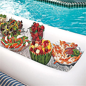 Kuist Inflatable Serving Bar,Environmental PVC Inflatable Ice Trough Ice Bucket Inflatable Ice Tray