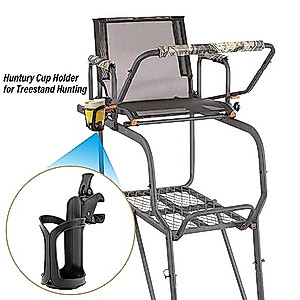 Adnee 6pcs Tree Stand Cup Holder Hunting- Cup Holder for Treestand Hunting -Universal 360 Degrees Rotation Bottle Holder for Hunting Bike Stroller Walker Wheelchair Fishing