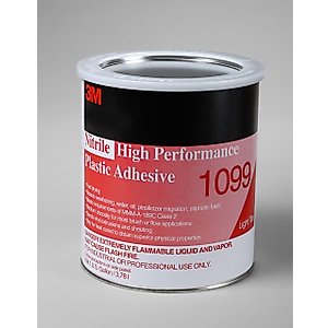 3M Nitrile High Performance Plastic Adhesive 1099, Light Tan