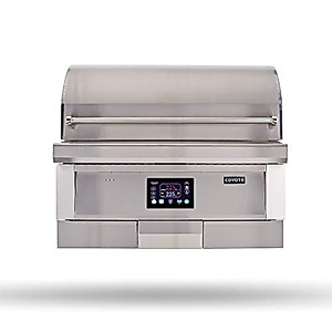 Coyote 36 Inch Built In Pellet Grill, Stainless Steel, 787 sq. inch Cooking Area - C1P36