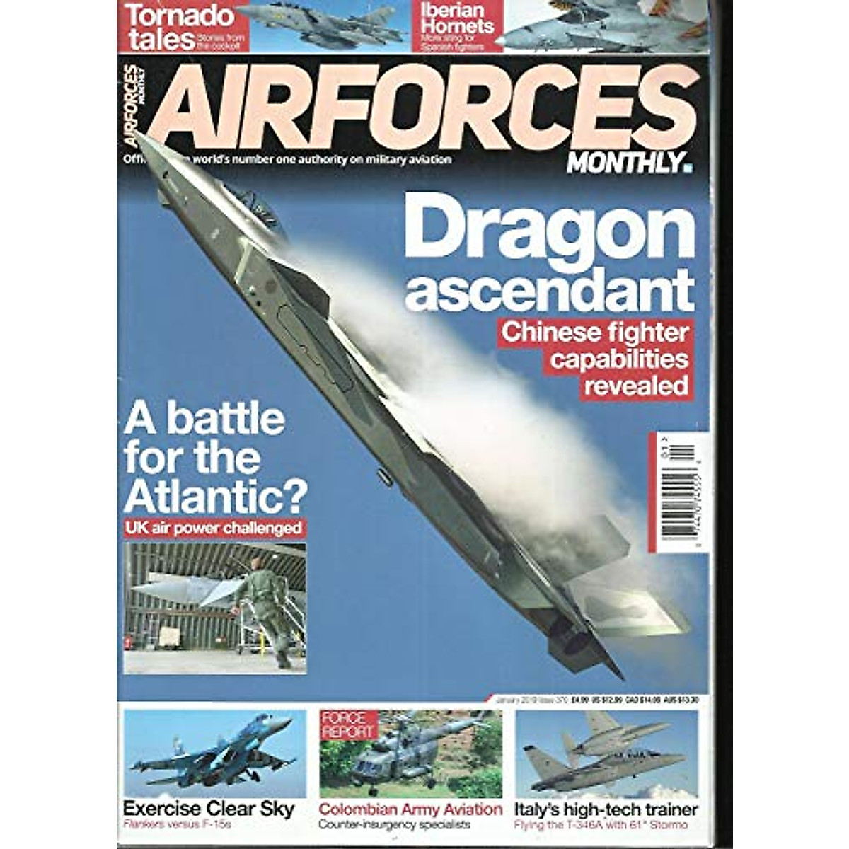 AIR FORCES MONTHLY MAGAZINE, DRAGON ASCENDANT JANUARY 2096 ISSUE 370