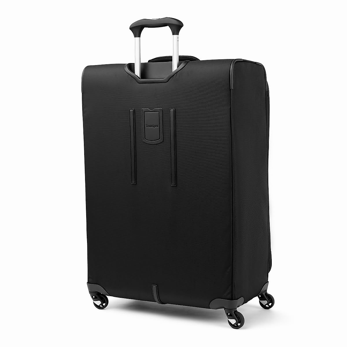 Travelpro Maxlite 5 Softside Expandable Checked Luggage with 4 Spinner Wheels, Lightweight Suitcase, Men and Women, Black, Checked Large 29-Inch