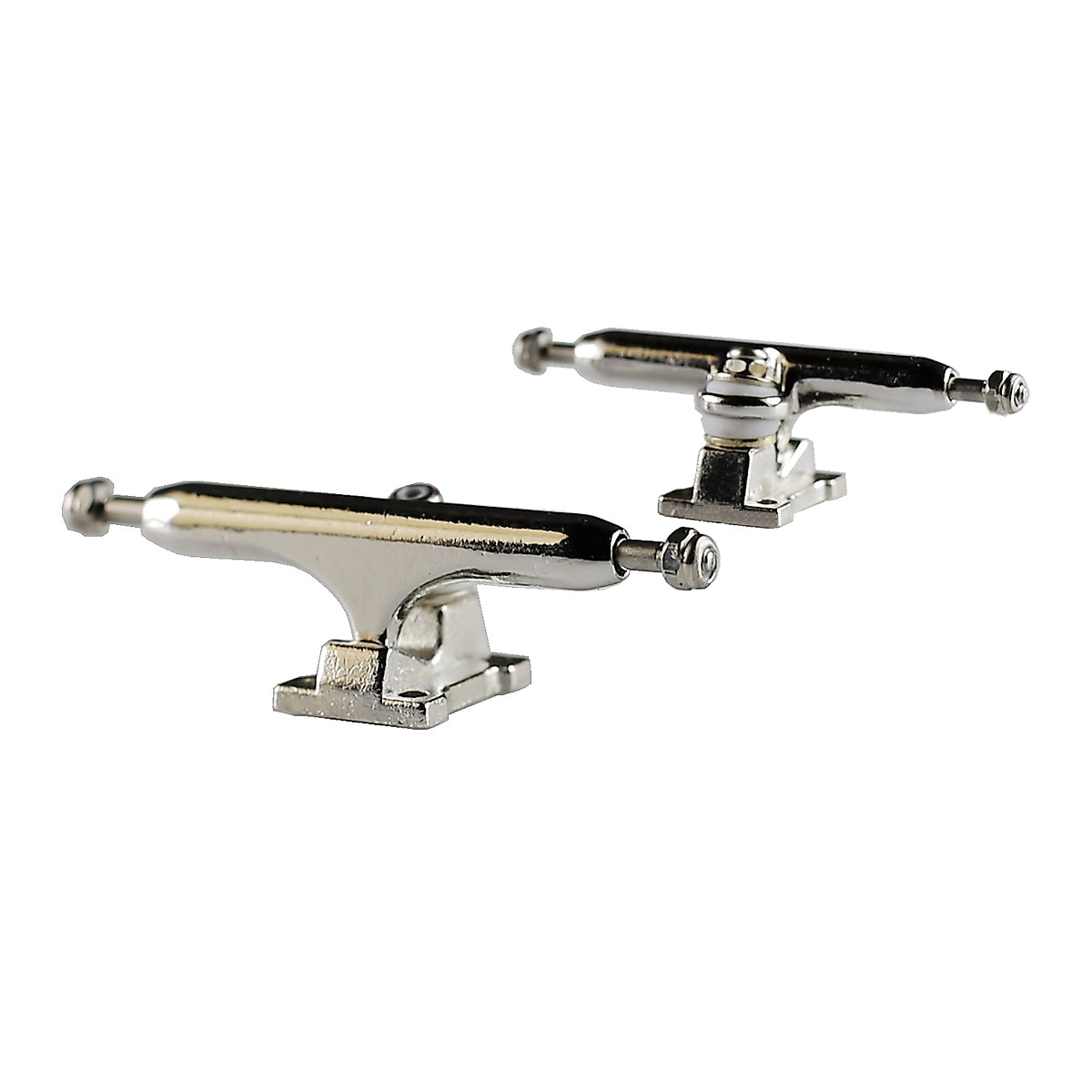 NOAHWOOD Fingerboards Parts Logo White Crown Wheels (ABEC-5 PRO Bearing) +Prince Silvery Trucks (33.8mm)