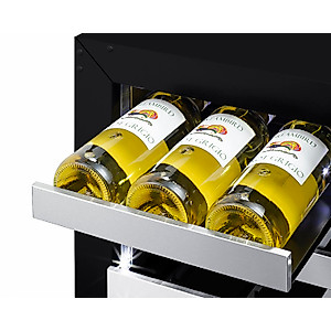 Summit ASDW1522 Summit ASDW1522 15 Inch Wide 18 Bottle Capacity Built-In Wine Cooler with Front Door Lock