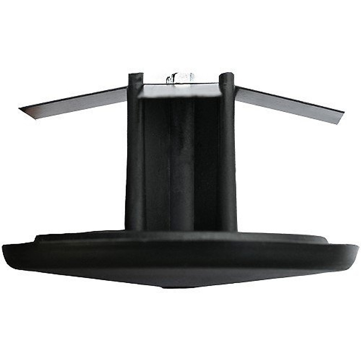 5-1/2" Round Light Pole Top Cap- Black Plastic
