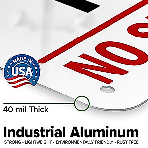 Danger Flammable Material No Smoking Or Open Flames Sign, 10x14 Inches, Rust Free .040 Aluminum, Fade Resistant, Made in USA by My Sign Center