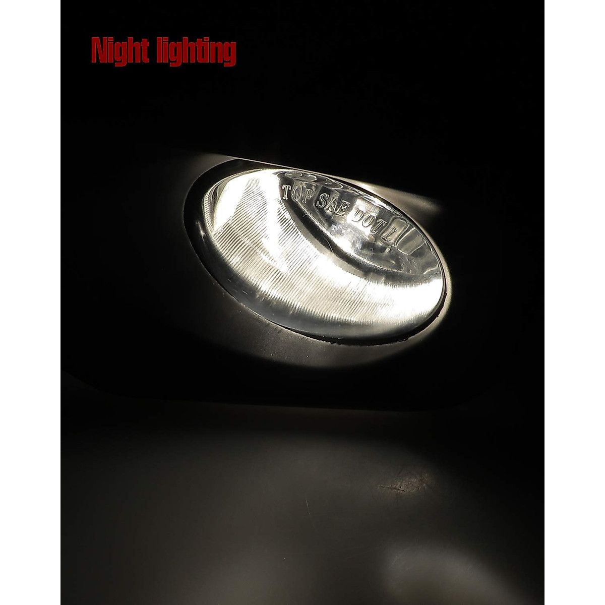 AUTOWIKI Fog Light Assembly For Toyota Tacoma 2016-2023 (Fits SR, SR5 Model Only) OEM Replacement Fog Lamps With Clear Lens 2pcs