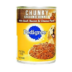Pedigree Chky Dinr Can Bf BCN&Chz 13.2 Oz - (Pack of 6)
