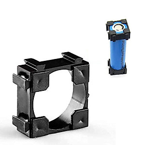 MGGi 100pcs 18650 Lithium Battery Cell Holder, Plastic Li-ion Battery Pack Bracket Safety Spacer Radiating Shell Storage Bracket Cylindrical Cell Battery Stand Cell Spacer for DIY Fixed Battery