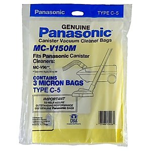 Panasonic MC-V150M Replacement Bag for Canister, 3-Pack