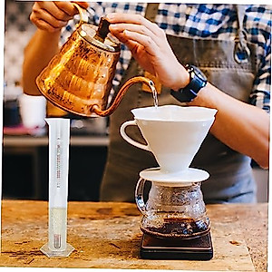 MOLUCKFU 1 Set American Attenuation Meter Proofing Distilled Spirits Beer Brewing Tools Home Brewing Supplies Wine Hydrometer Measuring Cylinder Hydrometer Alcohol Mead Kit Glass