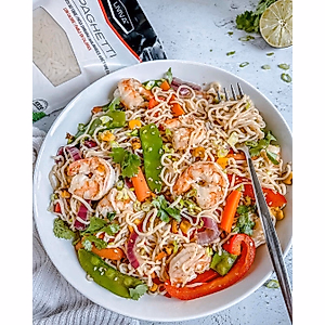 LIVIVA Organic Shirataki Spaghetti with Oat Fiber, Low-Calorie Pasta made from Konjac Root, Non-GMO, Gluten Free and Keto Certified, 14.11 Ounce (Pack of 3)