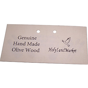 Handcrafted olive wood honey dipper (length 6") - Asfour Outlet Trademark