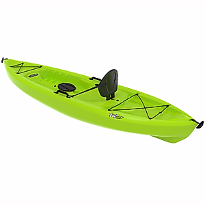 Lifetime Tioga Sit-On-Top Kayak with Paddle, Lime, 120"
