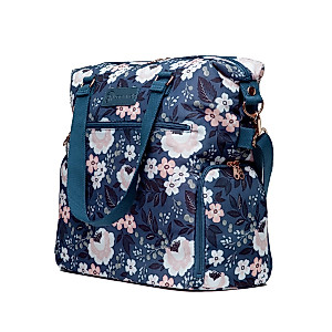 Sarah Wells Lizzy Breast Pump Bag - Compatible with Spectra, Medela, and More - Insulated Cooler Pocket (Le Floral)