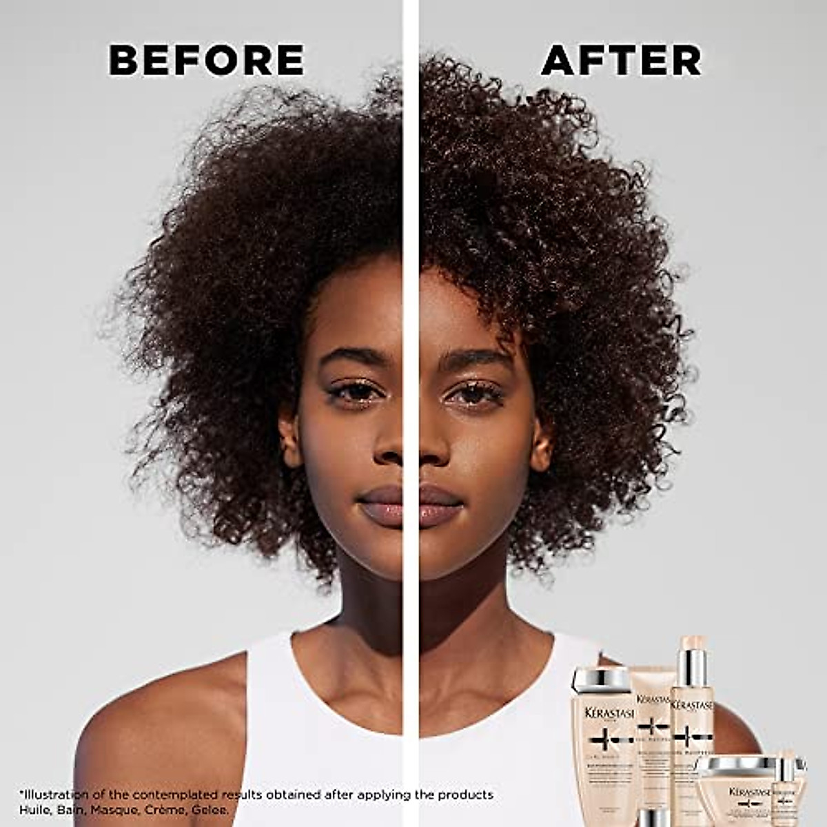 KÉRASTASE Curl Manifesto Hydratation Essentielle Conditioner, Lightweight Conditioner, Detangles, Smooths & Prevents Frizz for All Wavy, Very Curly & Coily Hair, 8.5 Fl Oz