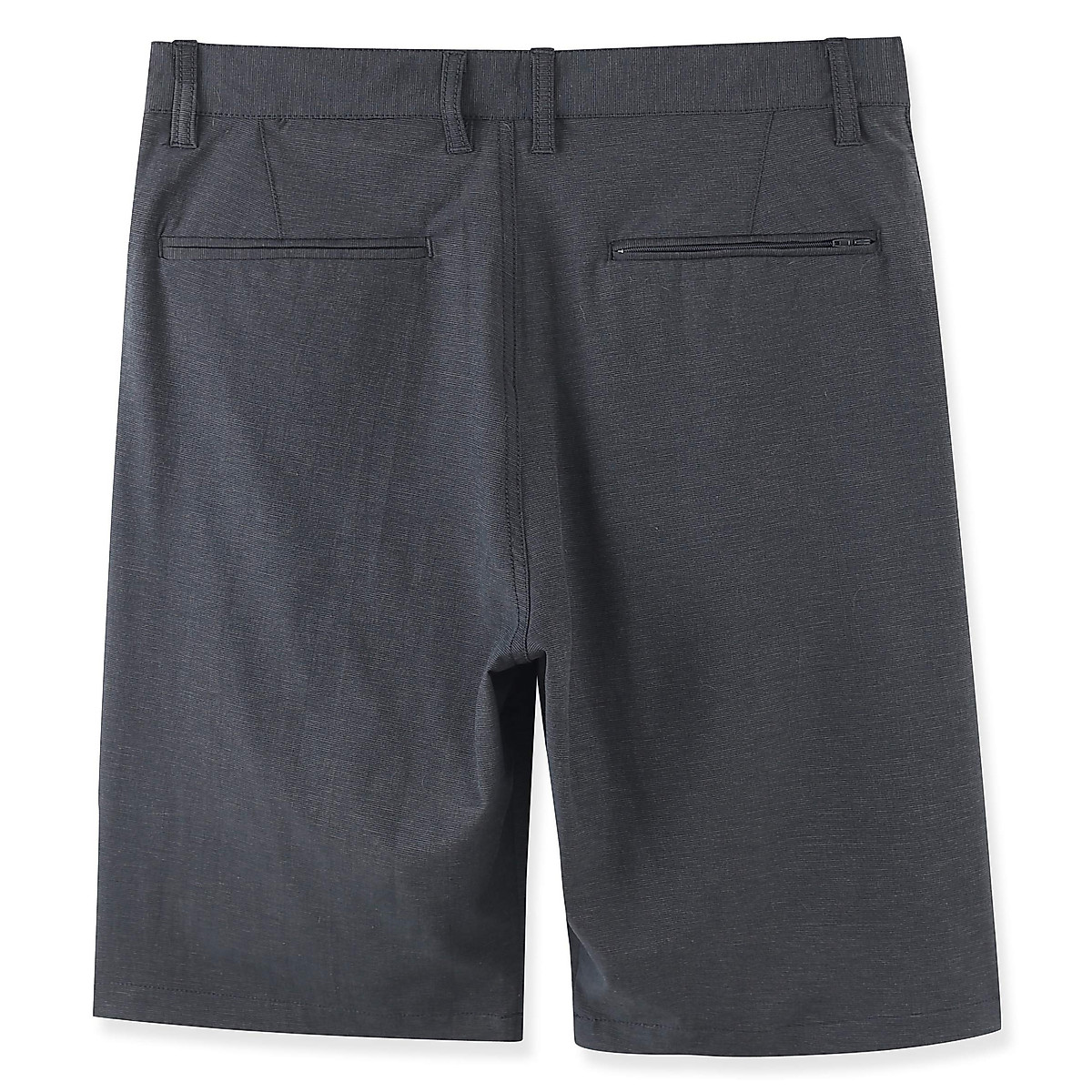 KNQR Mens Performance Quick Dry 4way Stretch Regular Fit All-Terrain Active Training Hybrid Shorts Beated Black 36