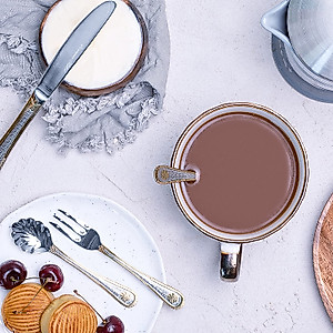 Hermann Miller Royal Family Collection 72 Piece Fine Flatware Silverware Set with Gift Carrying Case, Elegant Design, Serves Parties 12 people, Perfect Housewarming Graduation for Loved Ones, Gold