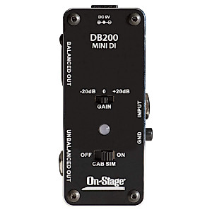 OnStage Mini DI Box (DB200)