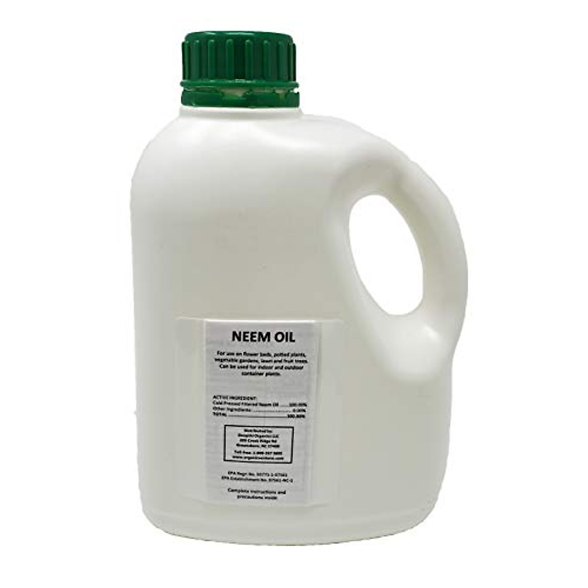 Deepthi Pure Neem Oil for Plants - Concentrated - Cold Pressed - Spray for Indoor Outdoor Garden - 100% Neem Oil – Controls Mildew - 33.8 Fluid Oz (1000 ml)