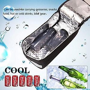 ArcEnCiel Bike Trunk Bag Bicycle Panniers Water-Resistant Rack Rear Seat Carrier Pack