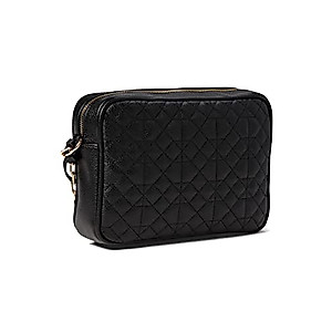 Anne Klein Quilted Camera Crossbody Black One Size