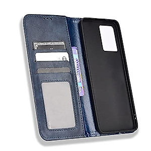 Case for Oppo Reno 7 4G Leather Case,Case for Oppo F21 Pro 4G Case Cover,Case for Oppo Reno7 4G / F21 Pro 4G CPH2363 Case Flip Pu Leather Cover Blue