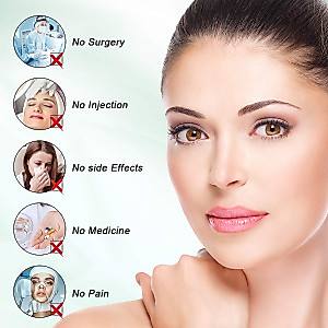 V-Line Face Chin Strap, FERNIDA Soft V Line Face Lifting Mask Chin Cheek Lift Up Band for Women and Men, Pink