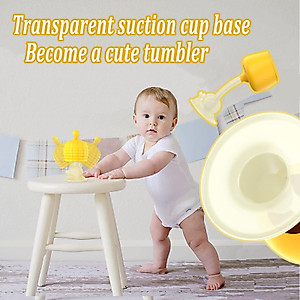 BOKOUHUI Silicone Teether Toy for Baby, Baby Teether with Storage Case, Teething Toys for Babies 0-6 Months,Baby Gift