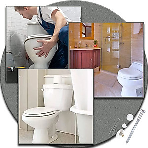 2 Sets Toilet Bidet Anchor Bolts Set Bathroom Toilet Pan Floor Fixing Kit Floor Toilet Pan Fixing Kit for Floor Fixing Pan or Bidets into a Variety of Solid Building Materials