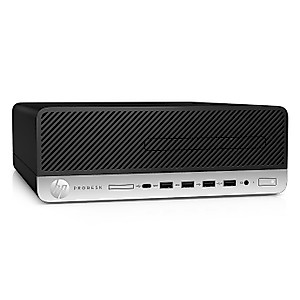HP 600 G4 SFF Desktop Intel i5-8400 UP to 4.00GHz 32GB DDR4 New 512GB NVMe SSD Built-in AX210 Wi-Fi 6E BT Dual Monitor Support Wireless Keyboard and Mouse Win11 Pro (Renewed)