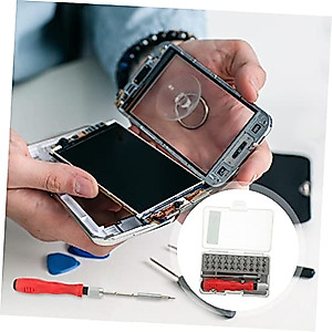 BETOOKY 1 Set Set Screwdriver Set Computer Tool Kit Phone Removal Screwdriver Eyeglass Repair Kit Drill Bits Watch Repair Screwdriver Vanadium Jewelry Kits Toy 45# Steel Toolkit