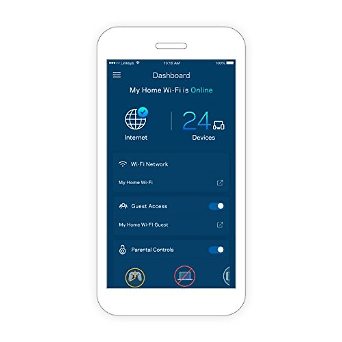 Linksys WHW0101P Velop Mesh WiFi Extender: Wall Plug-in, Wireless Range and Speed Booster for Velop Mesh Wi-Fi System, Single Outlet (White)
