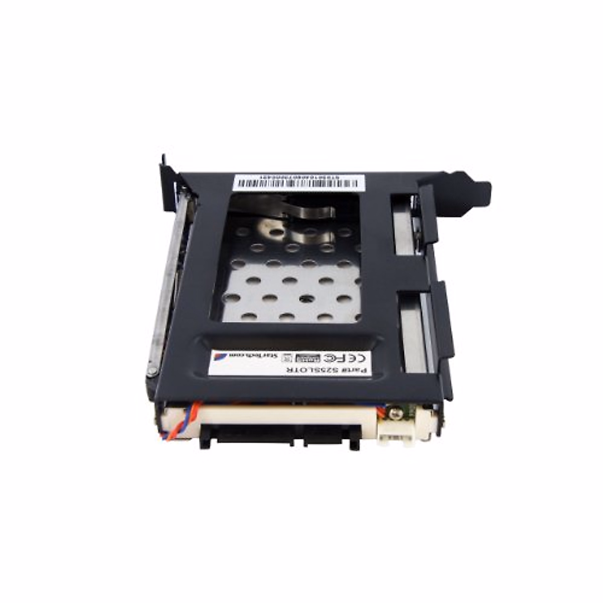 StarTech.com 2.5in SATA Removable Hard Drive Bay for PC Expansion Slot - Storage bay adapter - black , TAA (S25SLOTR)