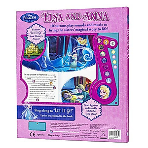 Disney Frozen - Elsa and Anna Sound Song Book with Let It Go - Play-a-Song - PI Kids