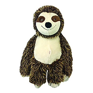 Multipet Bark Buddies Sloth 10" Dog Toy for All Breed Sizes
